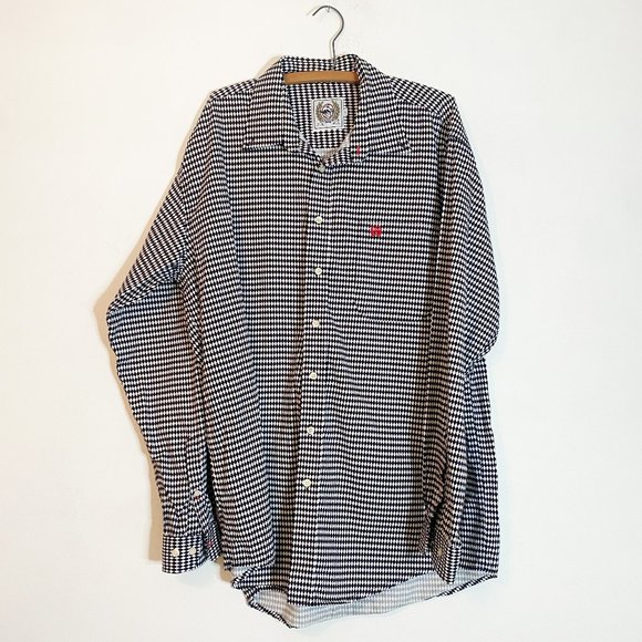 Cinch | Shirts | Mens Cinch Black White Tiny Diamond Pattern Button ...